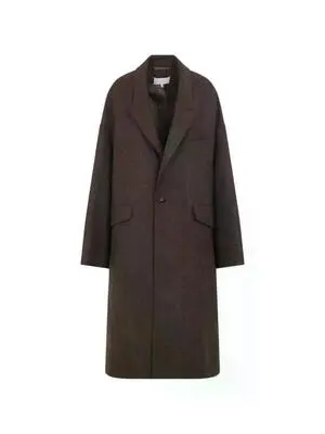 MAISON MARGIELA Check Wool Coat