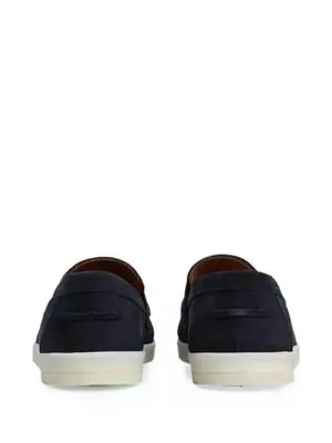 HACKETT LONDON Nubuck Leather Loafers