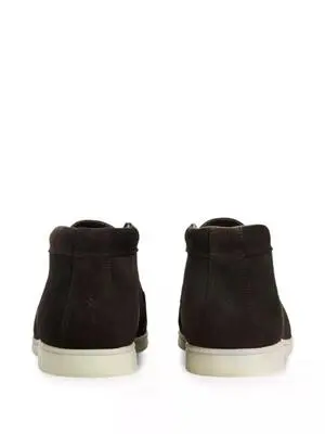 HACKETT LONDON Almond Toe Suede Boots