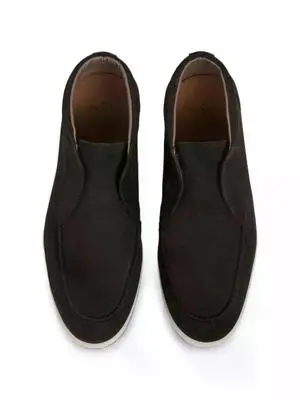 HACKETT LONDON Almond Toe Suede Boots