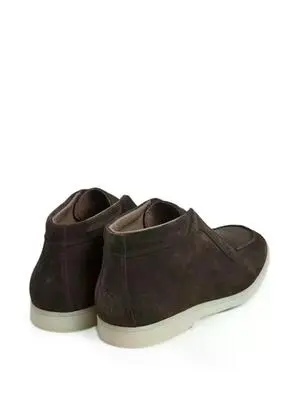 HACKETT LONDON Almond Toe Suede Boots