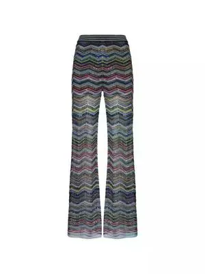 Missoni Sequined Chevron Palazzo Trousers