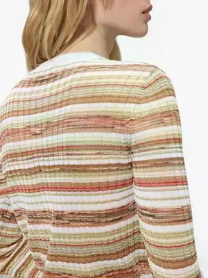 Missoni Ribbed Striped V-neck Cardigan