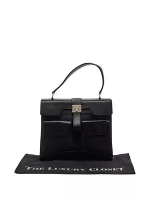 Gianfranco Ferre Front Pocket Turn-lock Handbag