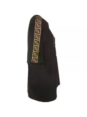 Fendi Logo-print Ff-tape T-shirt
