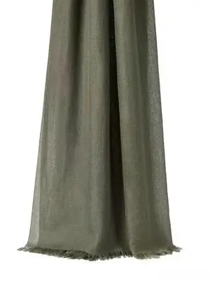 Brunello Cucinelli Cashmere And Silk Scarf - Green