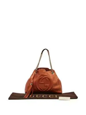 Gucci Soho Interlocking Gg Tote Bag - Orange