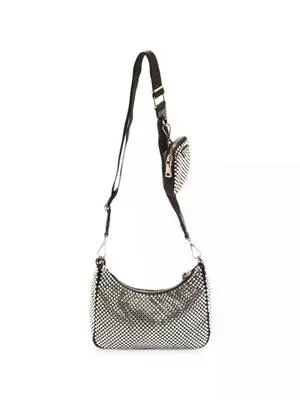 Prada Re-edition 2005 Crystal-studded Shoulder Bag