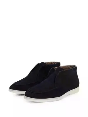 HACKETT LONDON Suede Almond Toe Boots