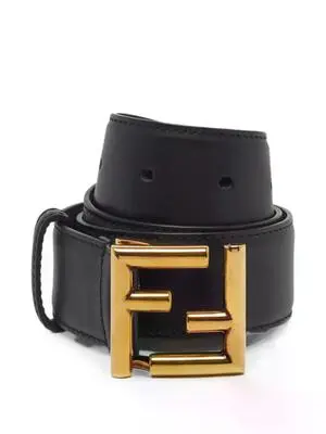 FENDI Fendi FF Logo Plaque Belt