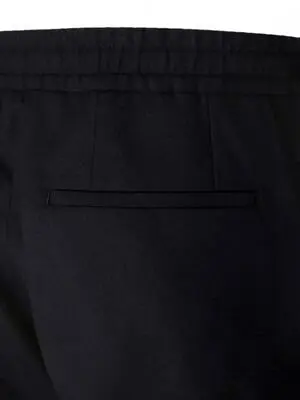 LARDINI Drawstring-waist Pressed-crease Trousers