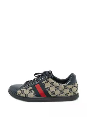 Gucci Ace Gg Supreme Sneakers - Blue
