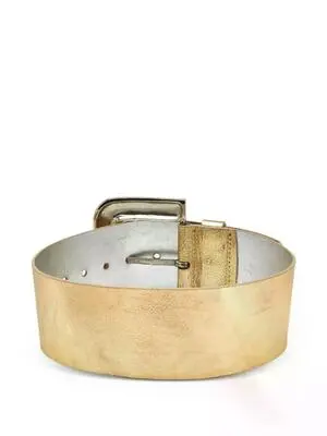 DOLCE & GABBANA Dolce & Gabbana Wide Belt With Textured Buckle
