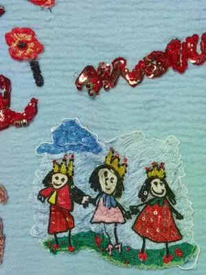 Dolce & Gabbana Embroidered A-line Mini Dress - Blue