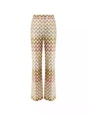 Missoni Chevron Knit Wide-leg Trousers