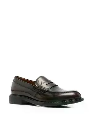 NEROGIARDINI Penny-slot Almond-toe Loafers