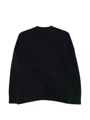 Alpha Studio Patch-pocket Knitted Cardigan - Blue