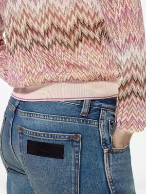 Missoni Long-sleeve Viscose Sweater With Snake Motif