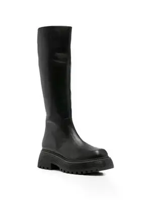 SERGIO MORETTI FIRENZE Round-toe Knee-high Boots