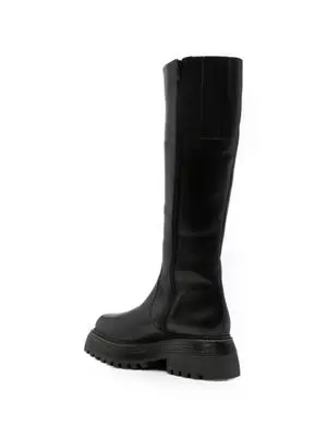 SERGIO MORETTI FIRENZE Round-toe Knee-high Boots