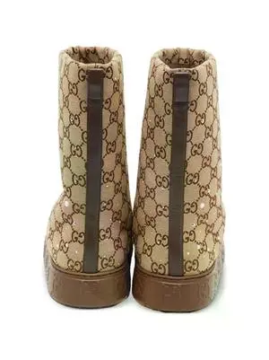 Gucci Microguccissima Crystal Embellished Boots