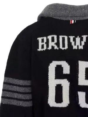 Thom Browne 4-bar Shawl-collar Cardigan
