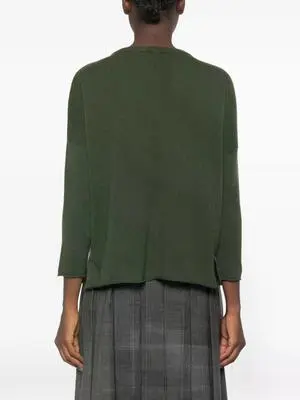 BEYOU Round-neck Drop-shoulder Sweater