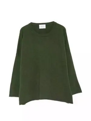 BEYOU BeYou Round Neck Drop Shoulder Sweater