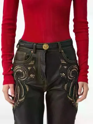 Versace Leather Belt 2 Cm