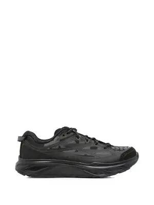 HOKA® Logo Print Panelled Sneakers - Black