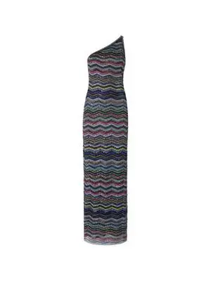 Missoni One-shoulder Sequin Maxi Dress