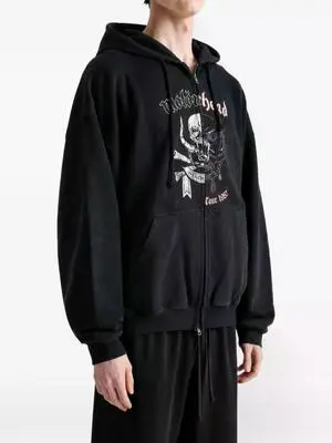 Vetements X Motorhead Zip-up Hoodie