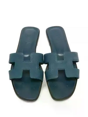 Hermès Oran H-motif Flat Sandals