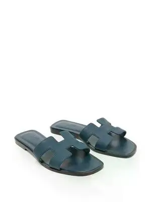 Hermès Oran H-motif Flat Sandals