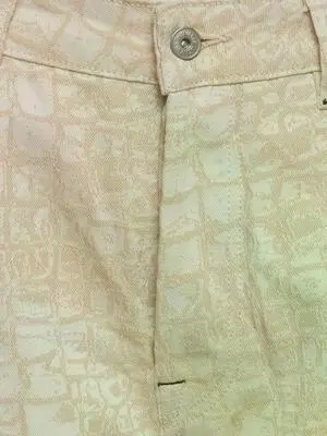 Jacquemus Le De-nîmes Crocodile-effect Jeans
