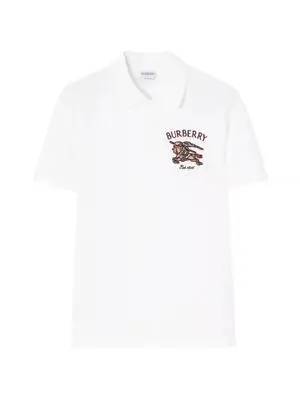 Burberry Knight Check Cotton Polo Shirt