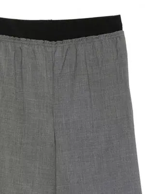 Alpha Studio Elasticated Waistband Wide Leg Trousers