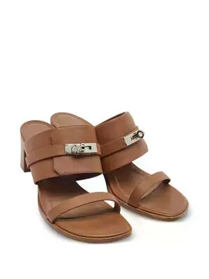 Hermès Avenue Kelly Lock Sandals