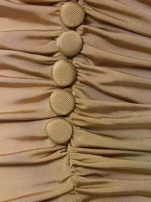 Magda Butrym Ruched Detail Draped Scarf Mini Dress