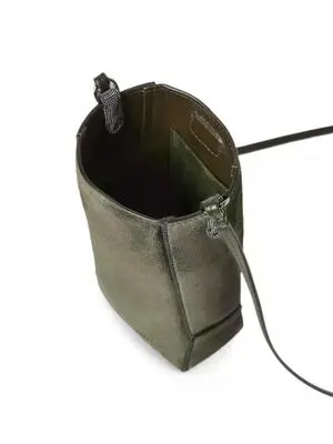 Brunello Cucinelli Duo Phone Holder In Suede With Monili