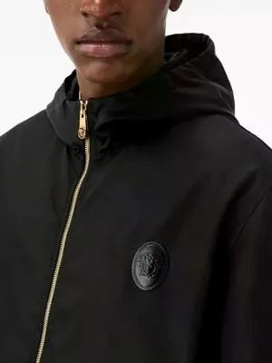 Versace Technical Twill Blouson With Medusa Cameo Patch