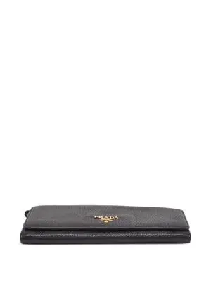 Prada Logo-plaque Flap Continental Wallet