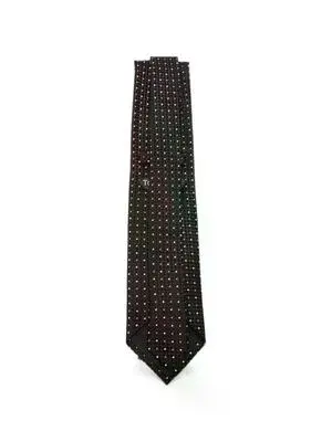 TOM FORD Geometric-pattern Silk Tie
