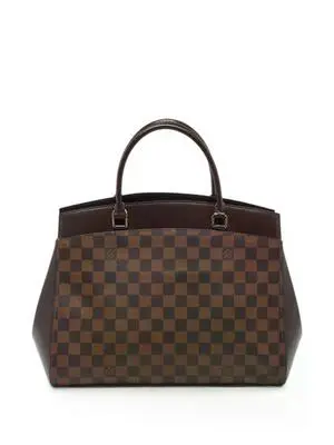 LOUIS VUITTON 2015 Mm Damier Ebene Rivoli Tote Bag - Brown