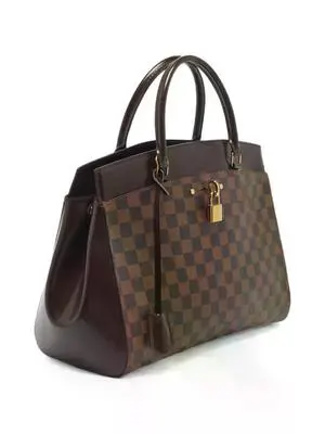 LOUIS VUITTON 2015 Mm Damier Ebene Rivoli Tote Bag