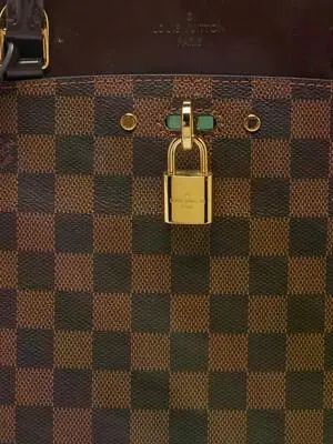 LOUIS VUITTON 2015 Mm Damier Ebene Rivoli Tote Bag