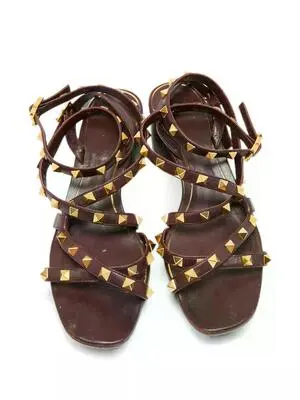 VALENTINO Rockstud Ankle-strap Sandals