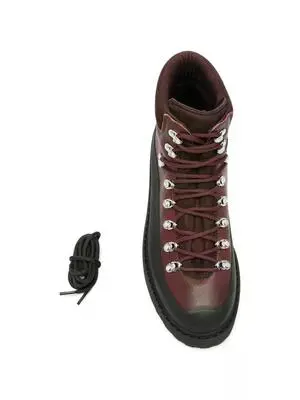 Diemme Lace-up Paneled Boots