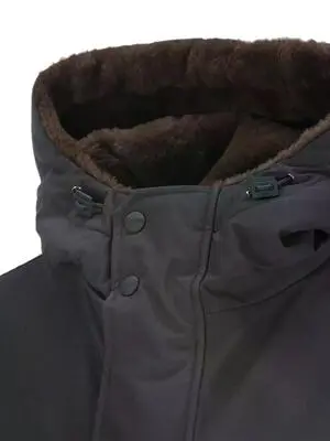 Herno Hooded Single-breasted Coat