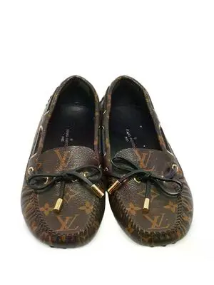 LOUIS VUITTON Gloria Monogram Flat Loafers